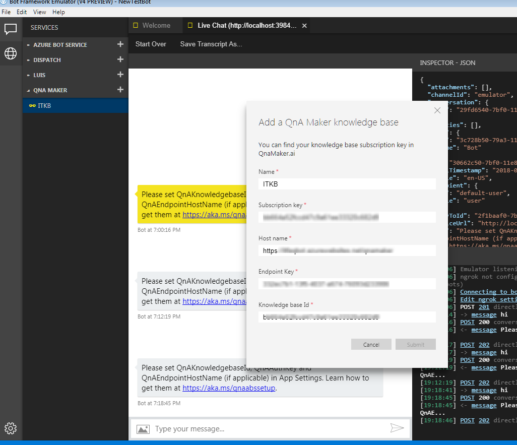 Can't set QnA settings for bot I'm testing · Issue #666 · microsoft ...