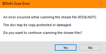 Unable to read stats from BD and UHDs - permanent errors and crashing · Issue #47 · UniqProject ...