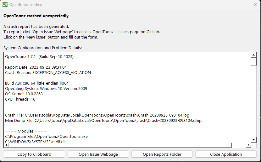 Crash With Logitech Driver At Cwindowssystem32lvcod64dll · Issue 5107 · Opentoonz