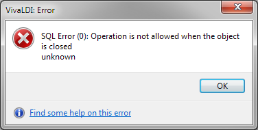SQL Error (0): Operation is not allowed when the object is closed · Issue #615 · HeidiSQL ...