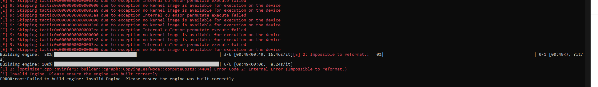 Specific CPU, unable to perform inference engine. · Issue #165 · NVIDIA/Stable-Diffusion-WebUI ...