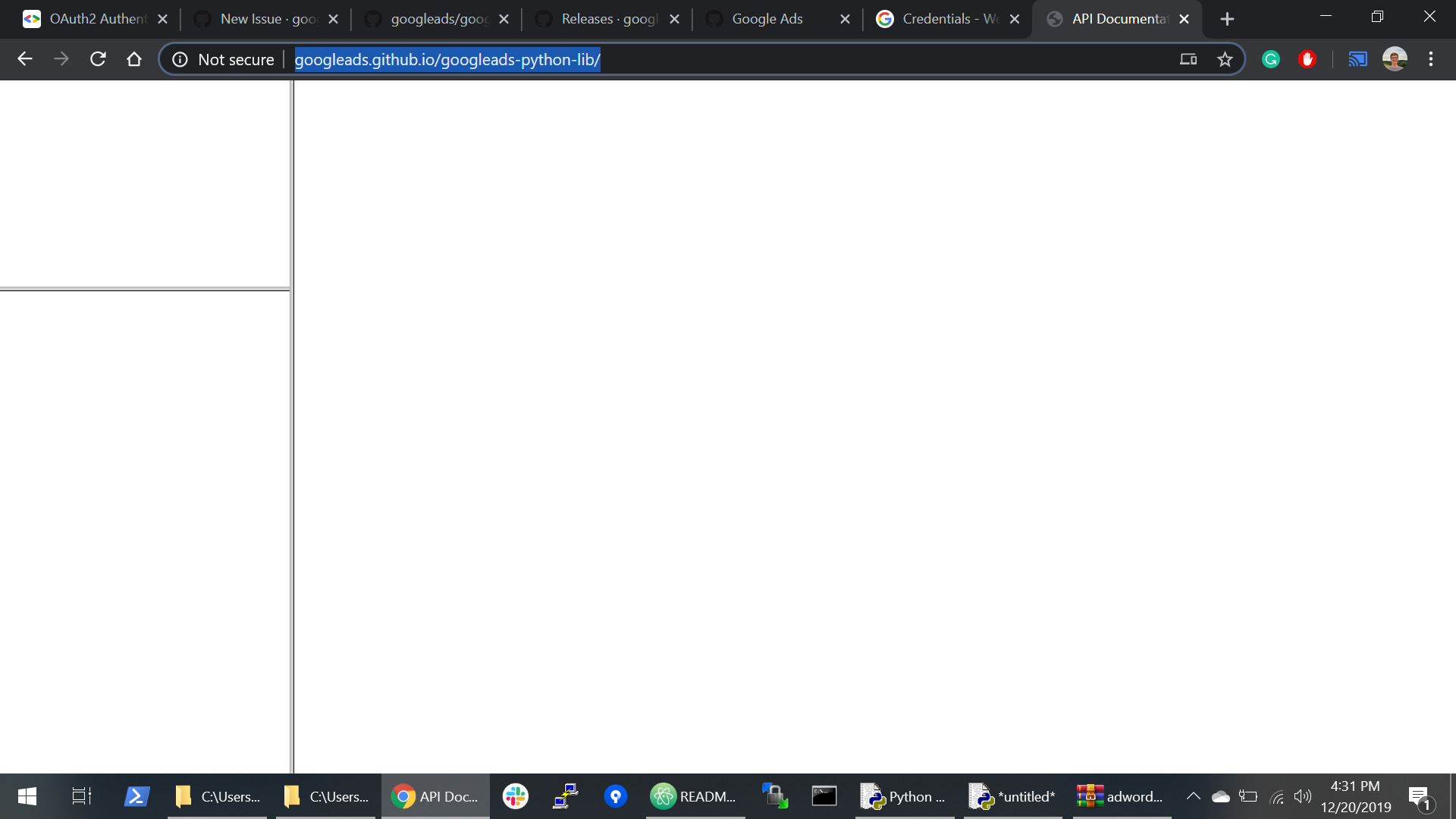 Broken Documentation Link in README.md · Issue #446 · googleads/googleads-python-lib · GitHub