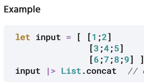 error in documentation of List.concat · Issue #16072 · dotnet/fsharp · GitHub