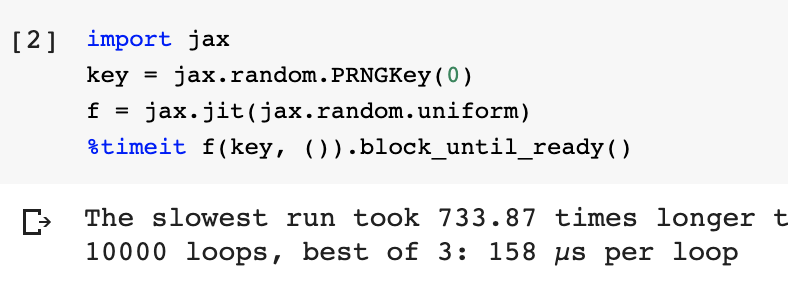 PRNG performance regression on XLA:GPU · Issue #1267 · google/jax · GitHub