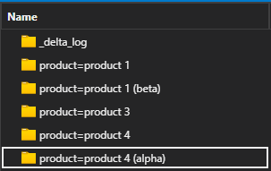 [BUG] fn_ReadDeltaTable skipping partitions with brackets · Issue #2280 · delta-io/delta · GitHub