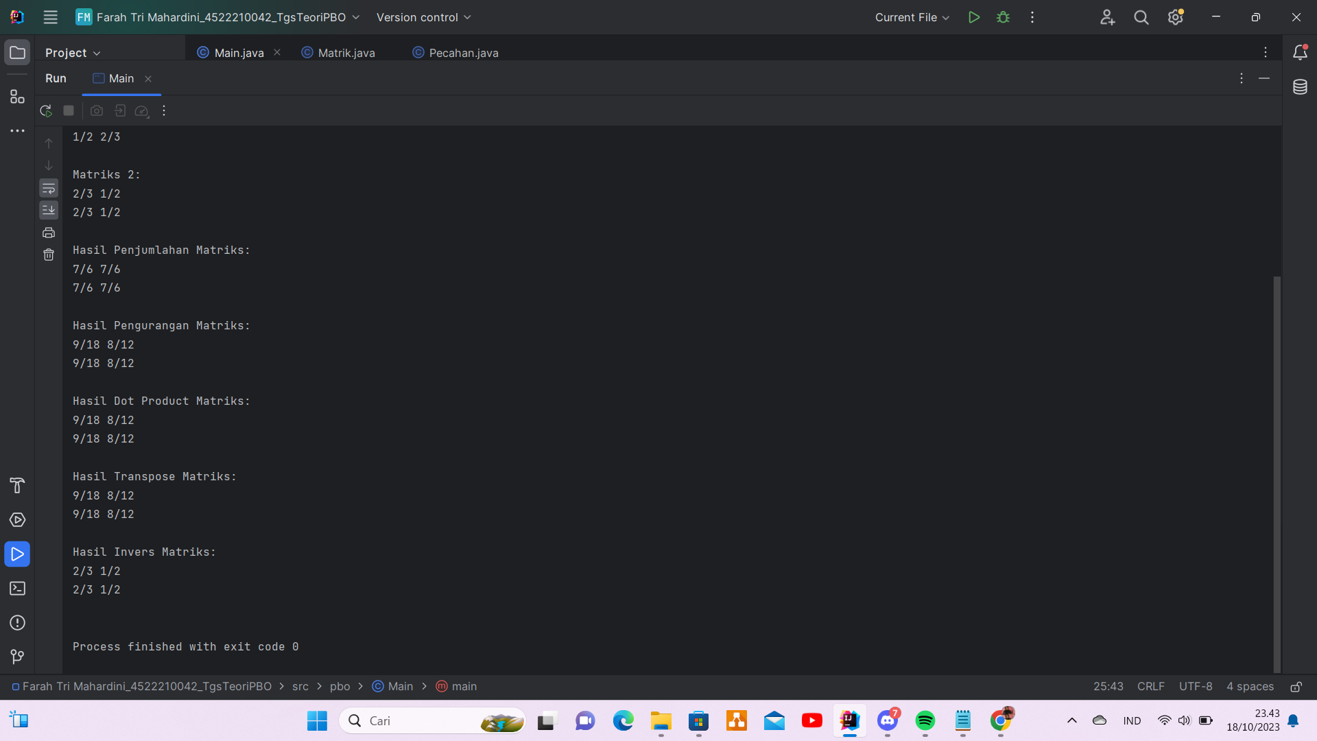 GitHub - farahtrim/Pemrograman-Berorientasi-Objek