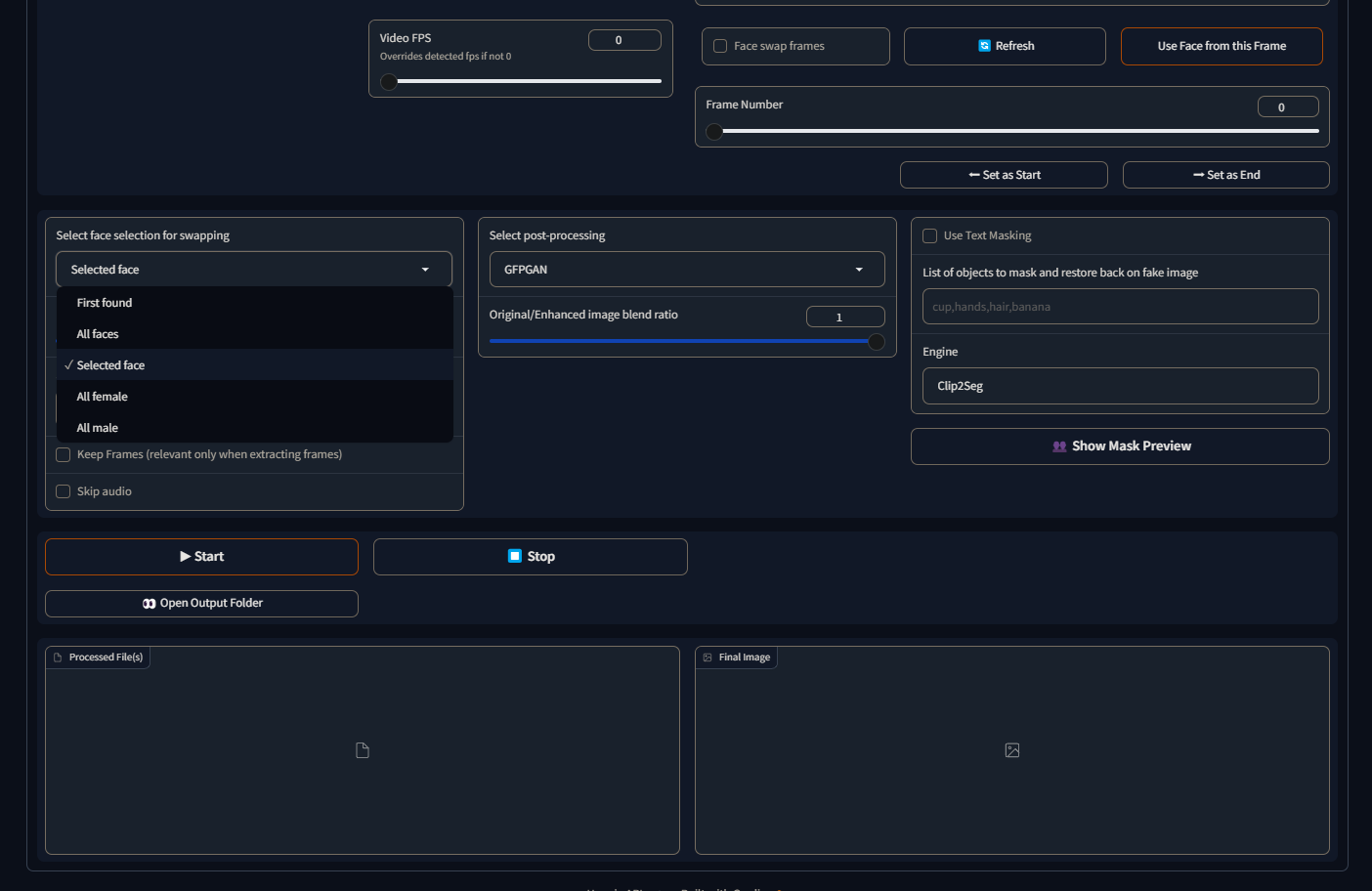 SELECTED FACE OPTION NOT WORKING MOST OF THE TIMES · Issue #260 ...