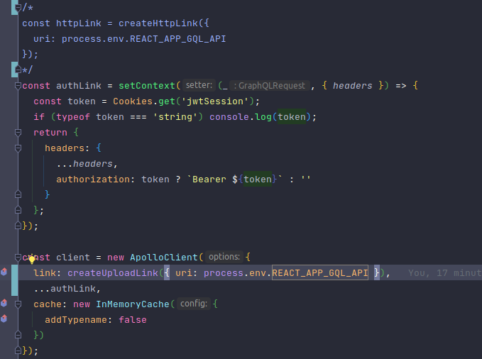 Error adding authorization header · Issue #248 · jaydenseric/apollo-upload-client · GitHub