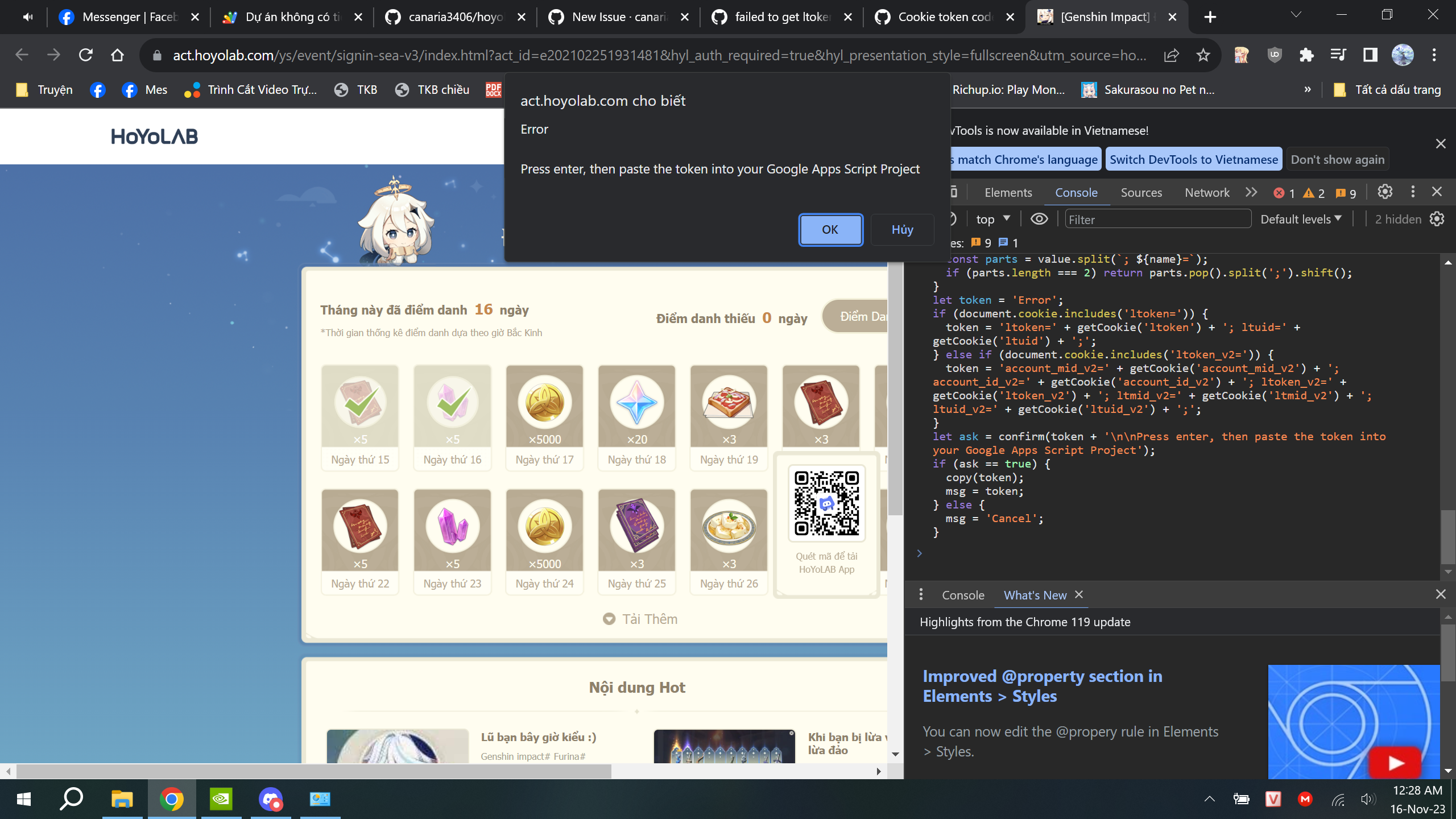 Changed the password of Hoyolab account and the auto-sign stopped · Issue #26 · canaria3406 ...