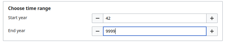 Limit year range · Issue #55 · ProfessionalWiki/WikibaseExport · GitHub