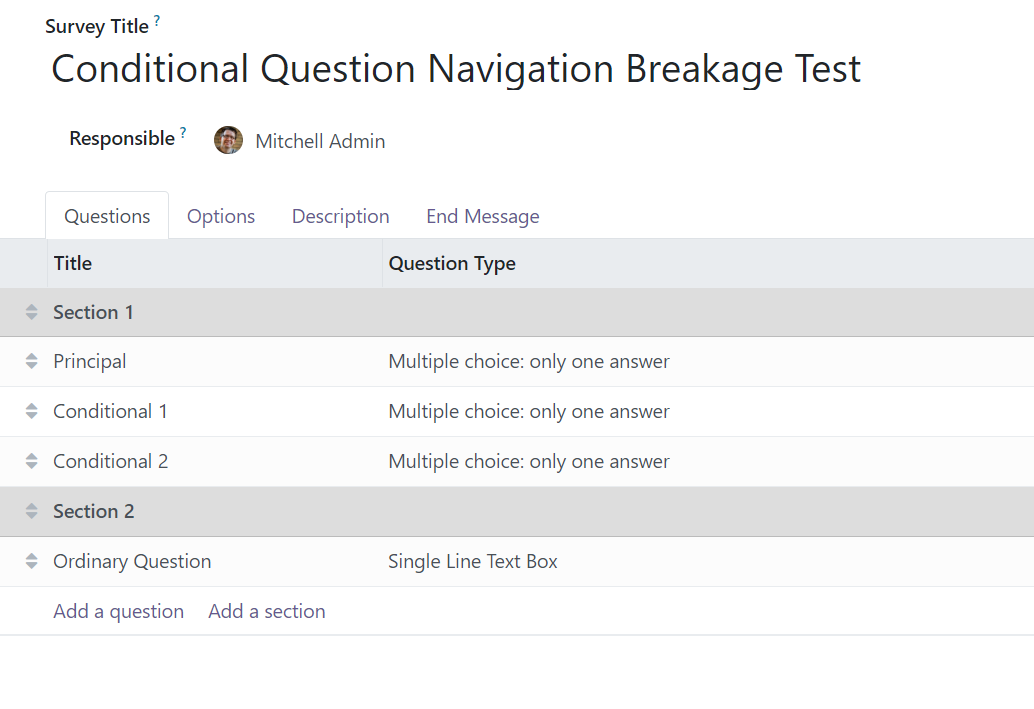 Mandatory Conditional Questions Block Navigation After User Reverts Principal Answer · Issue #98 ...