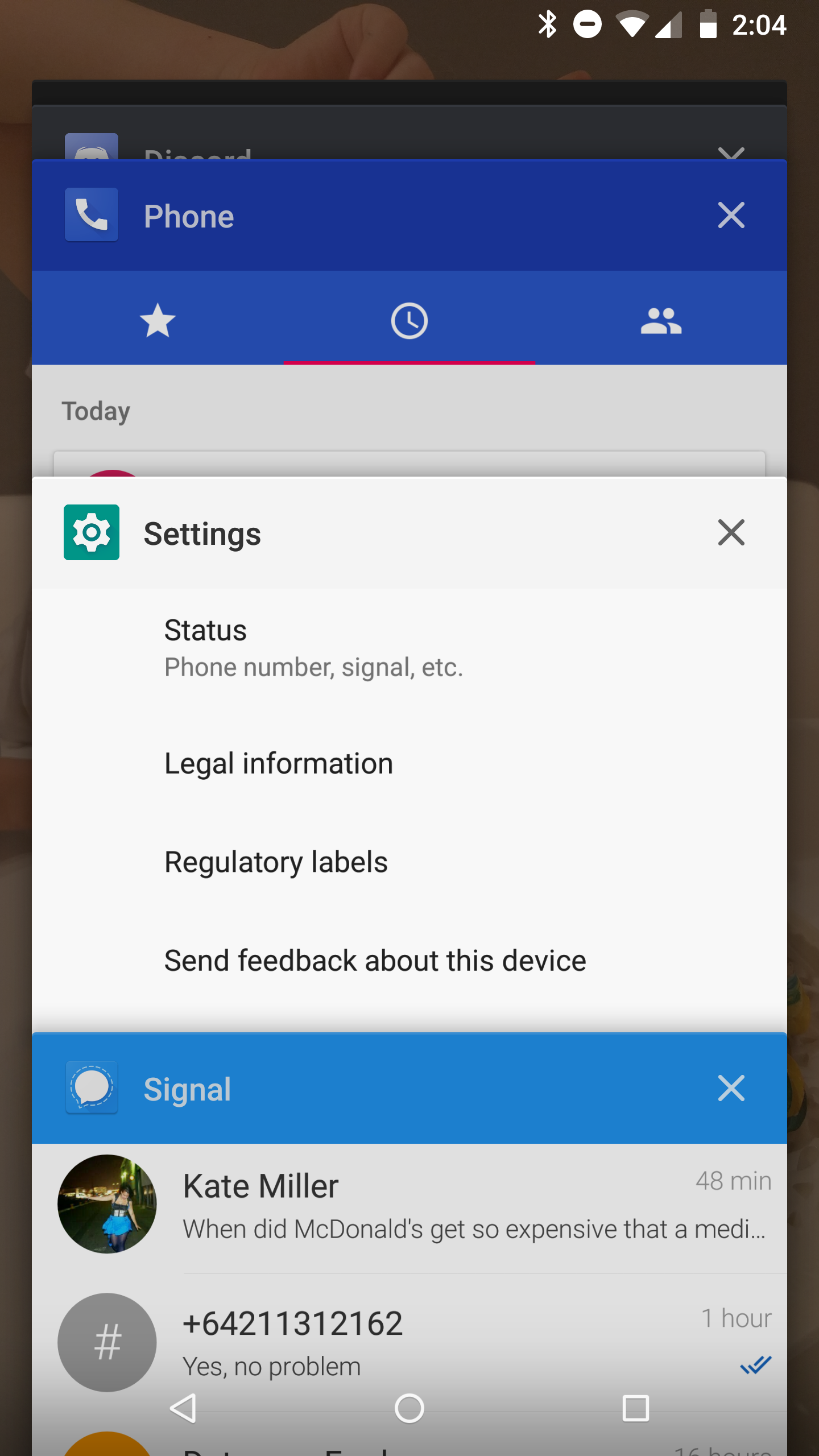 Closing Signal from Android Overview closes the overview · Issue #7775 ...
