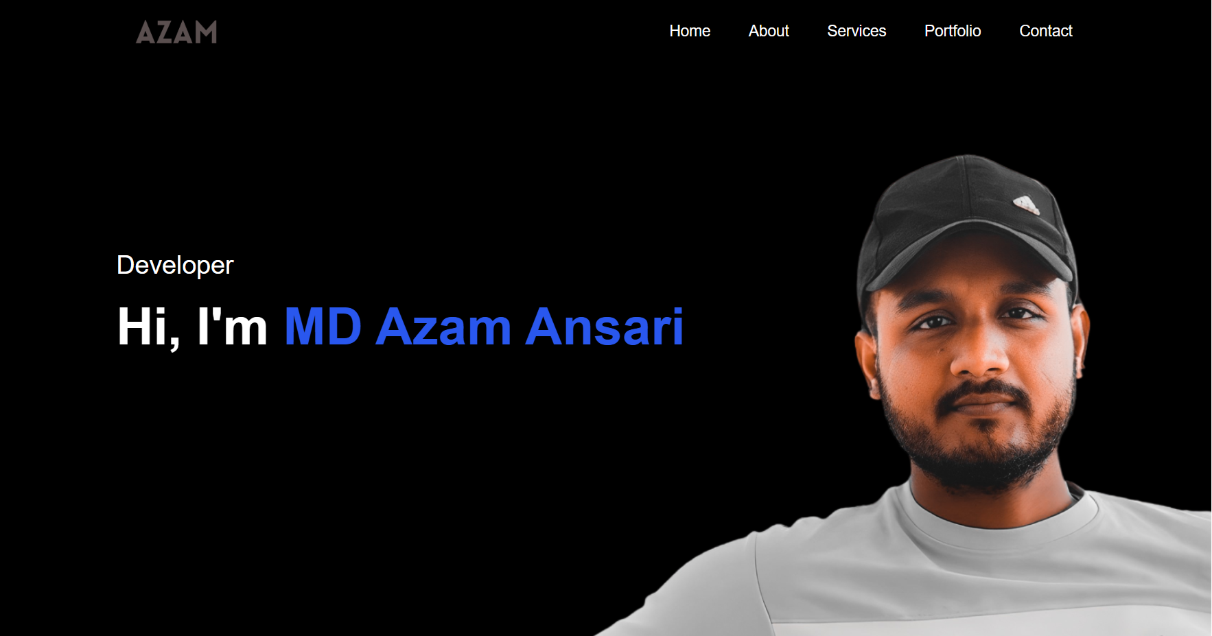 GitHub - Md-Azam-Ansari/My-Portfolio-website: The "Portfolio Website" is a dynamic and ...