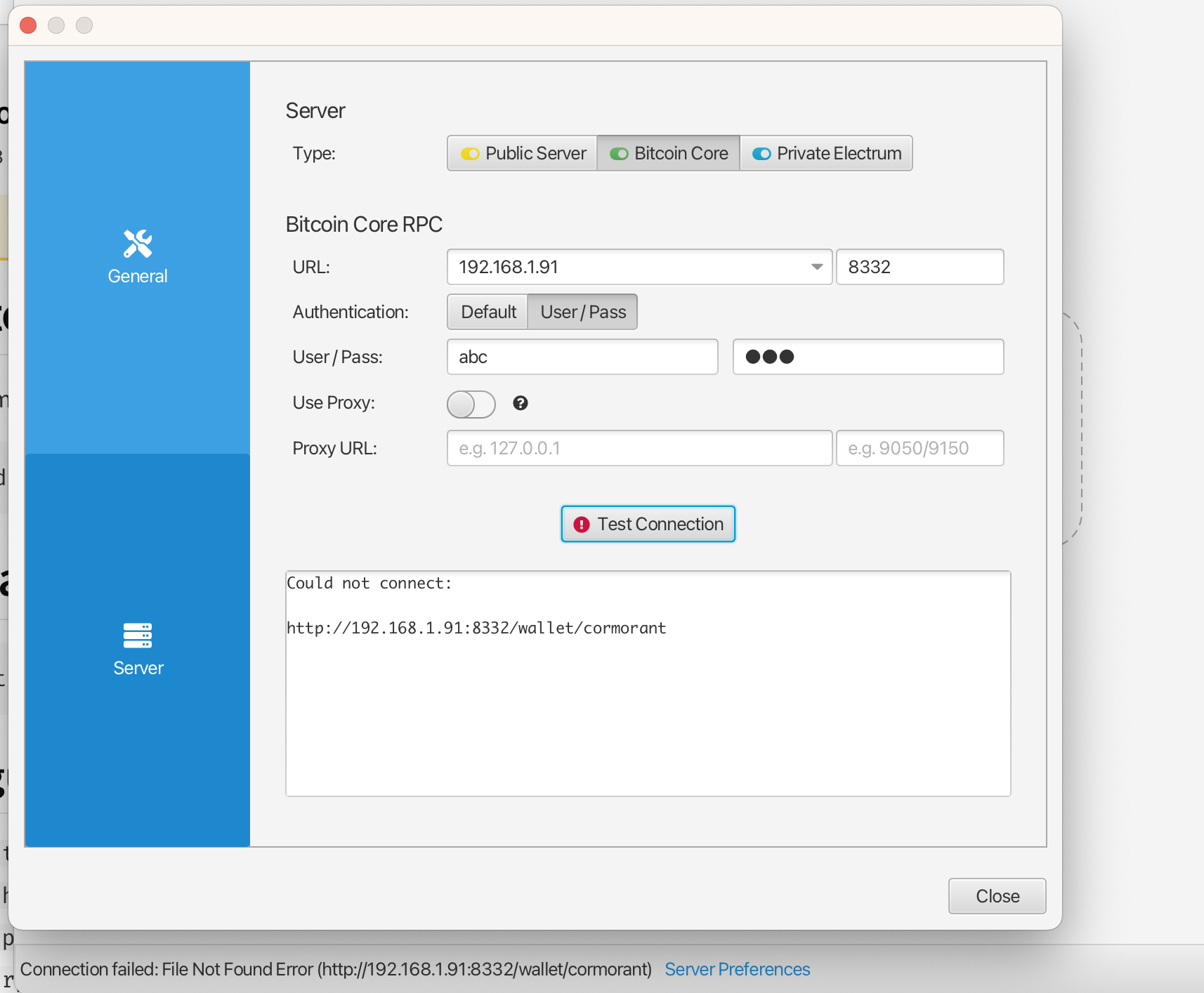 Cannot connect to remote bitcoin core 1.7.3 · Issue #913 ...
