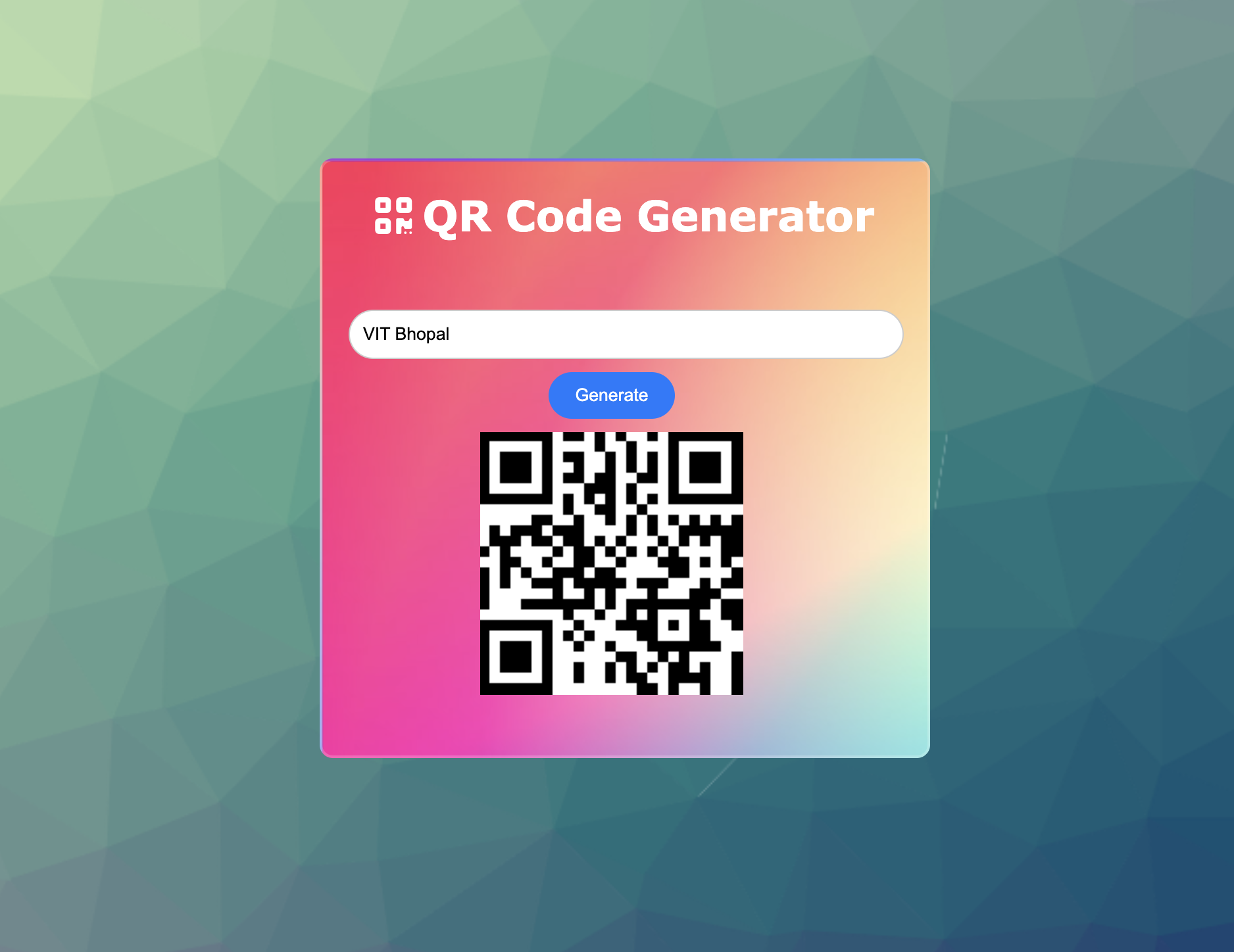 GitHub - arry-codes/QR-Code-Generator