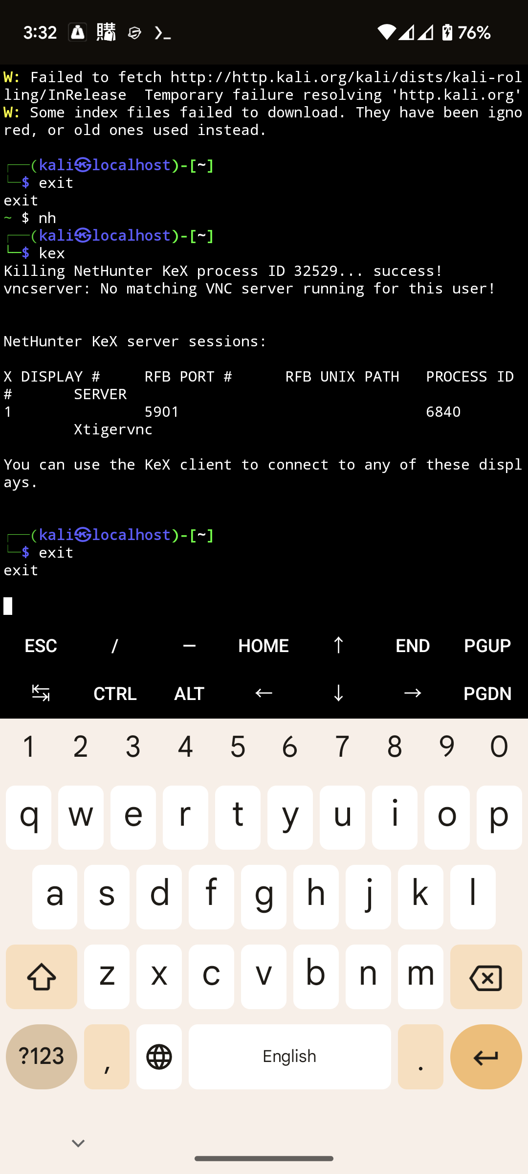 Nethunter kex connection faild or error · Issue #168 · Hax4us/Nethunter-In-Termux · GitHub