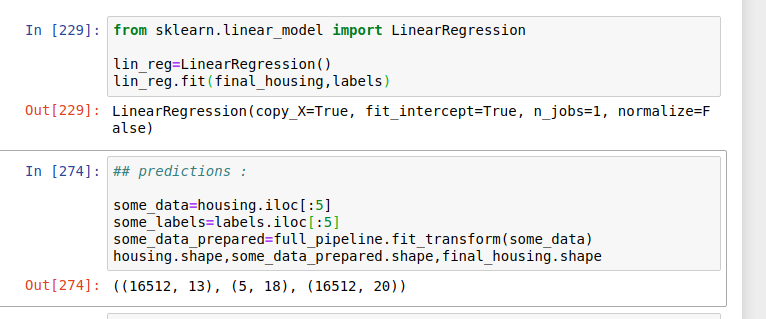 Chapter 2, Traning and evaluating , Numpy shape incompatibility · Issue ...