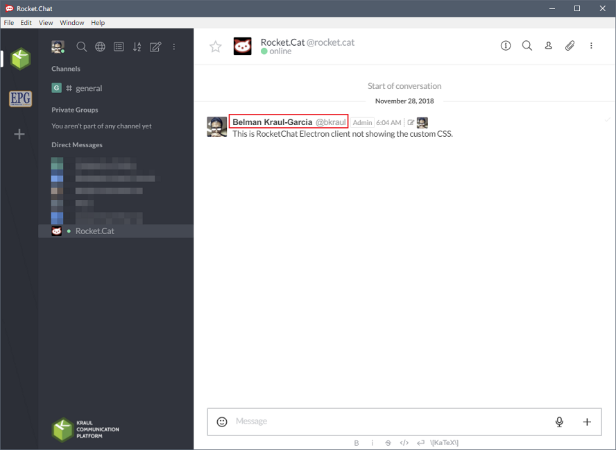 Custom font not used in user-card-message · Issue #12753 · RocketChat ...