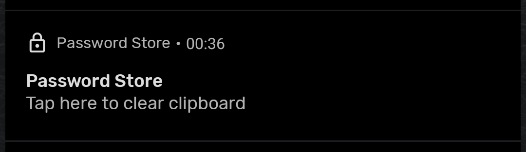Notification Timer Should Count Down From Clipboard Clear Timeout · Issue 1227 · Android