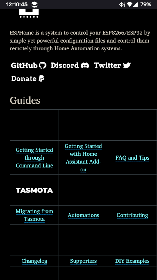 [Broken Website] Insert title here esphome.io · Issue #4922 · darkreader/darkreader · GitHub