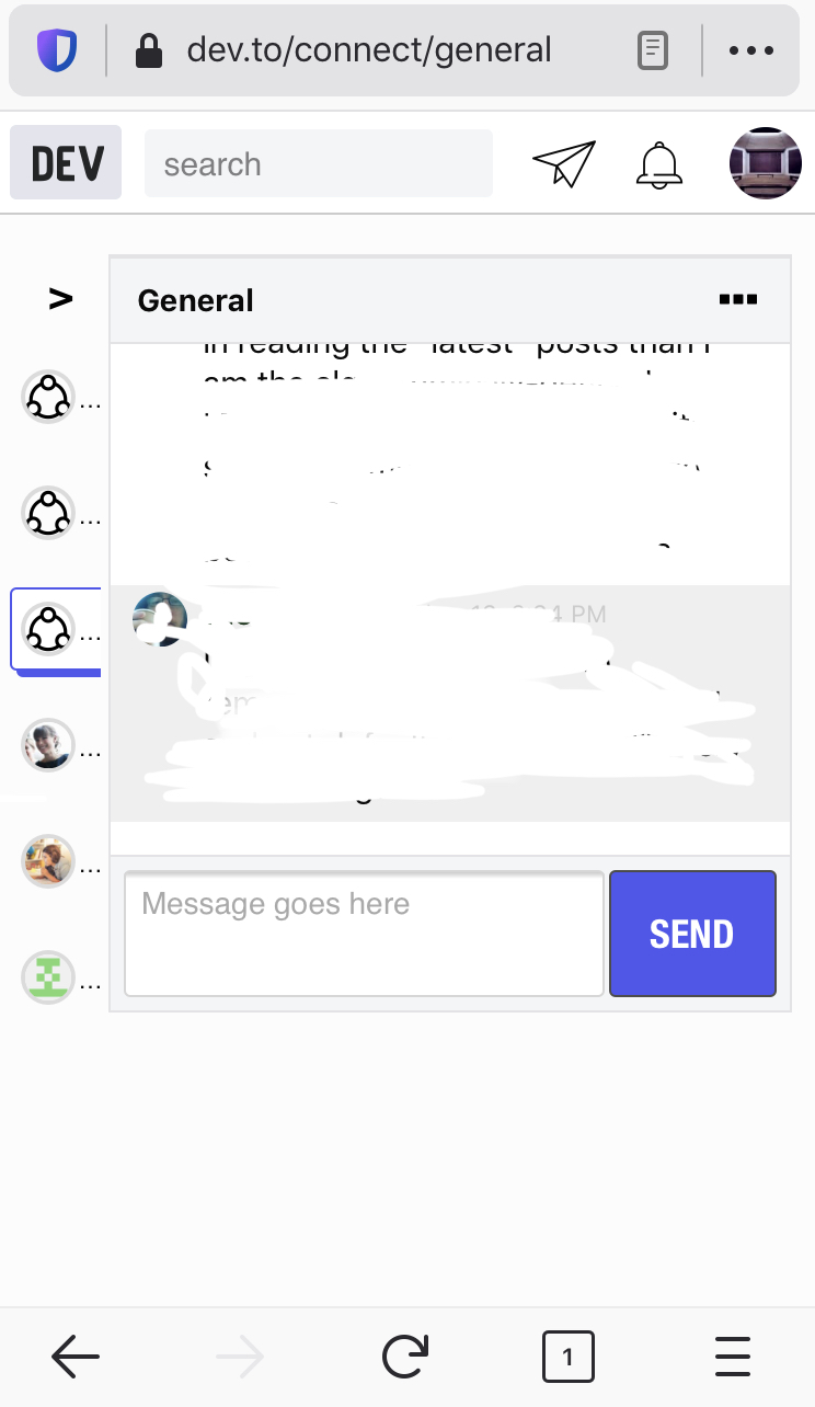 Chat doesn't extend to its frame on Firefox iOS · Issue #4024 · forem/forem · GitHub