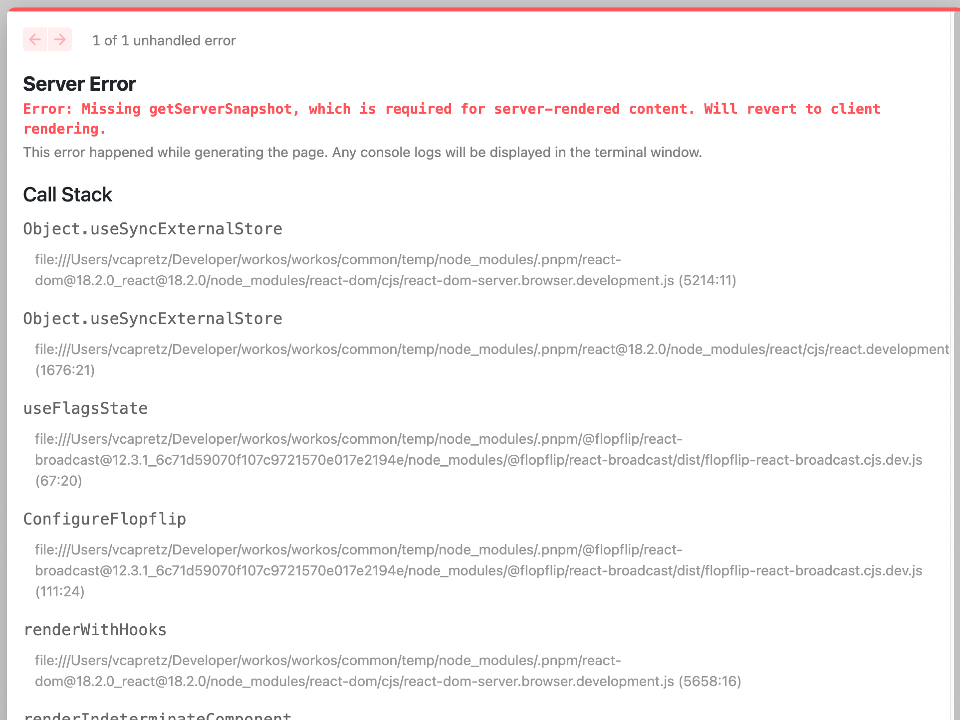 Next.js bug with React 18 · Issue #1658 · tdeekens/flopflip · GitHub
