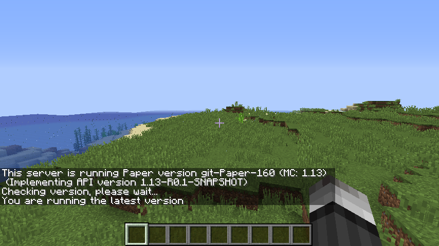 Paper for Minecraft 1.13 cannot load chunks created by Minecraft 1.12.2 ...
