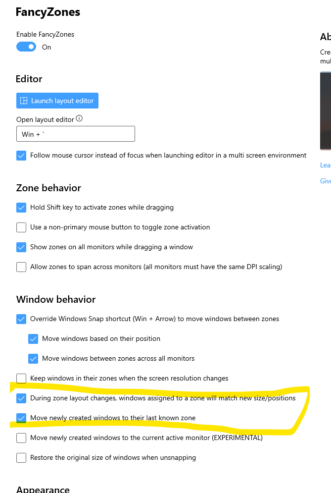 Assign specific programs to specific zones · Issue #8980 · microsoft/PowerToys · GitHub