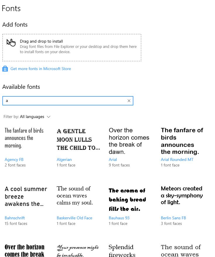 Font Manager with better filtering · Issue #9704 · microsoft/PowerToys ...