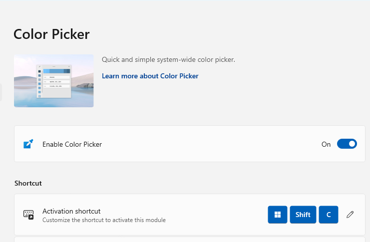 Colour Picker not detecting keybind · Issue #21456 · microsoft ...