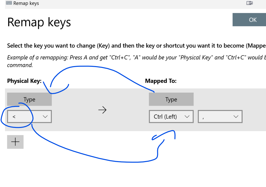 Remapping "less than" and "greater than" keys · Issue #25739 · microsoft/PowerToys · GitHub