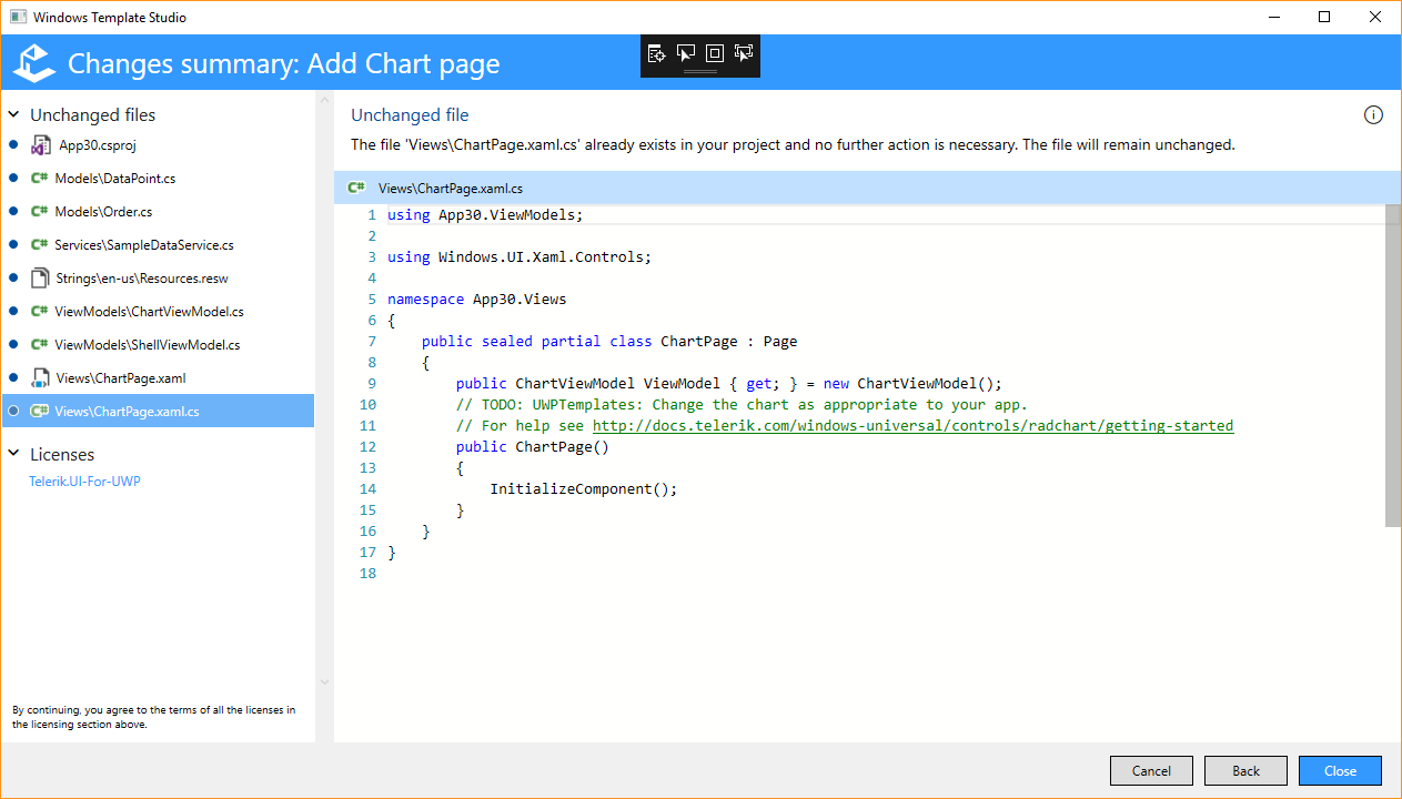 All unchanged files when adding in a new page? · Issue #785 · microsoft ...