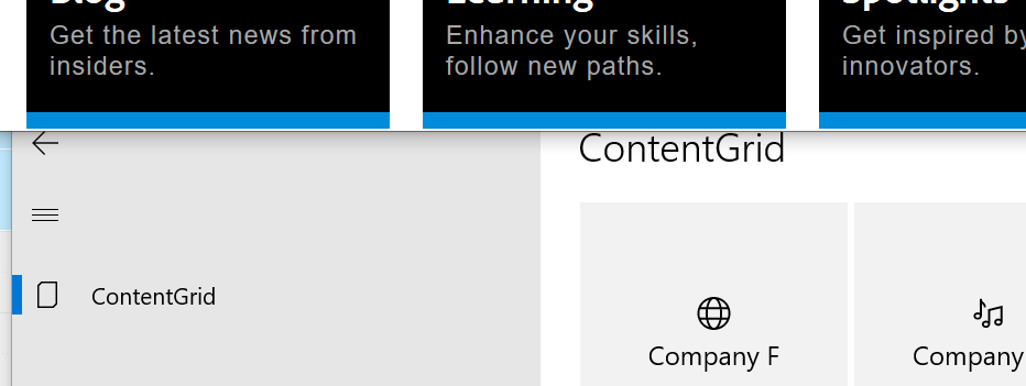 Page: adaptive gridview page · Issue #405 · microsoft/TemplateStudio ...