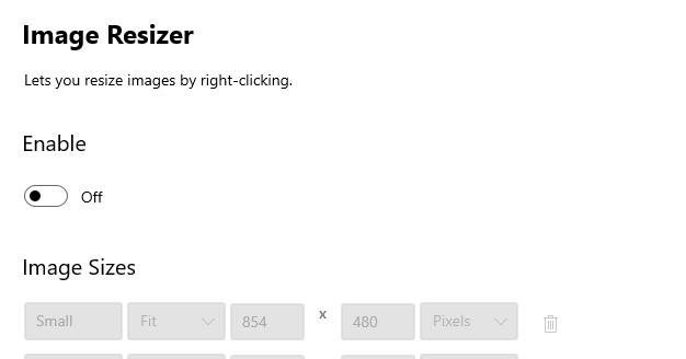 [Settings] - image resizer enable different than others · Issue #2476 ...