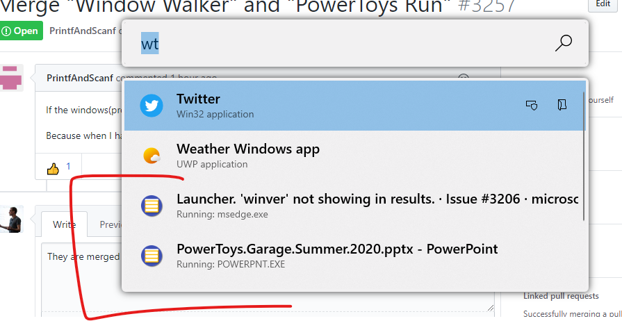 Merge "Window Walker" and "PowerToys Run" · Issue #3257 · microsoft ...