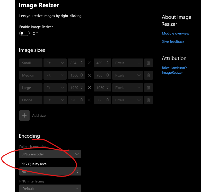 Image Resizer When Disabled Has Label Not Properly Disabled · Issue 4614 · Microsoftpowertoys