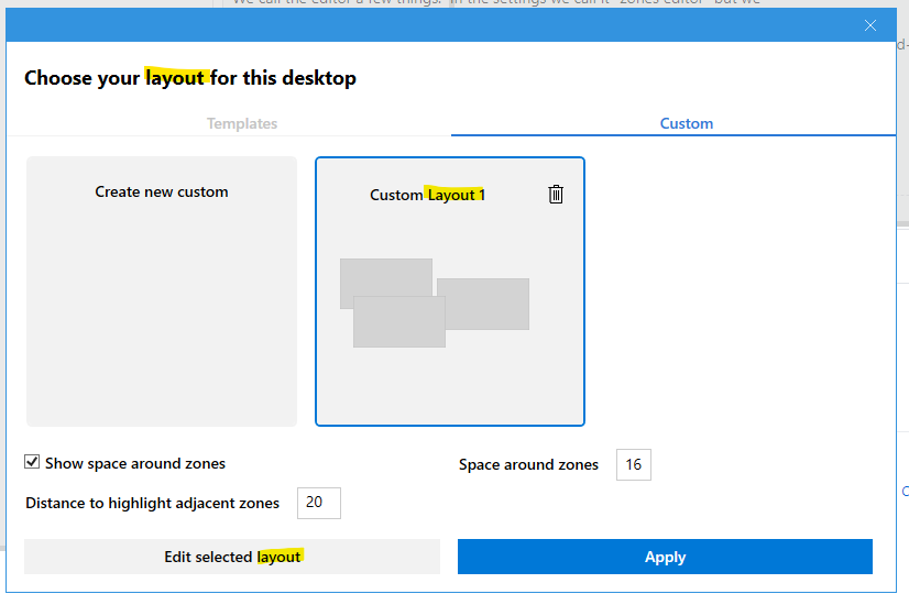 FancyZone editor naming · Issue #7836 · microsoft/PowerToys · GitHub