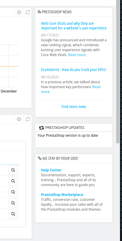 Move dashboard right column elements into MBO · Issue #25030 · PrestaShop/PrestaShop · GitHub