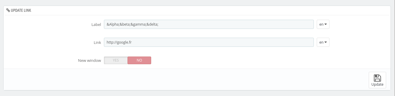 Unicode characters not supported on main menu module links · Issue #18828 · PrestaShop ...
