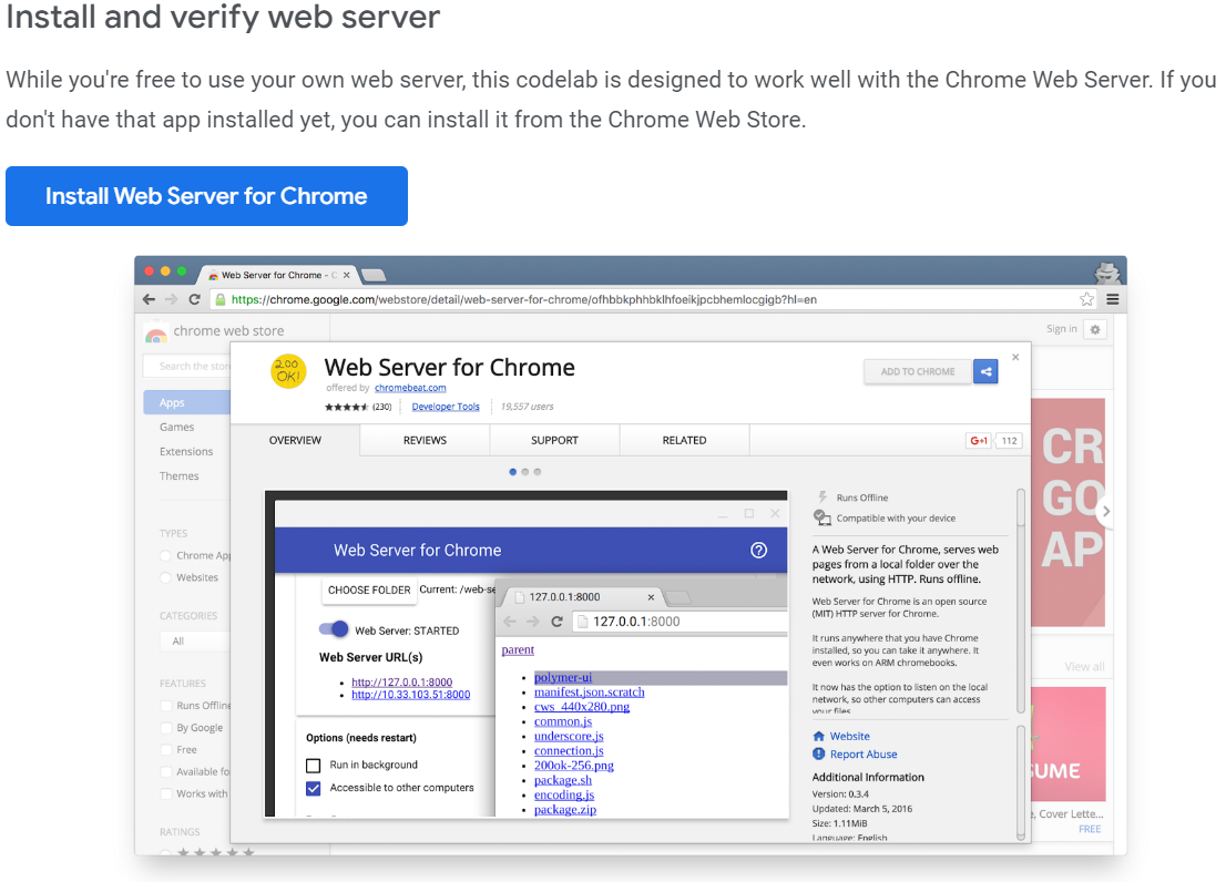 [ERROR] Web Server for Chrome Extension Is Outdated : WebRTC · Issue #132 · googlecodelabs ...