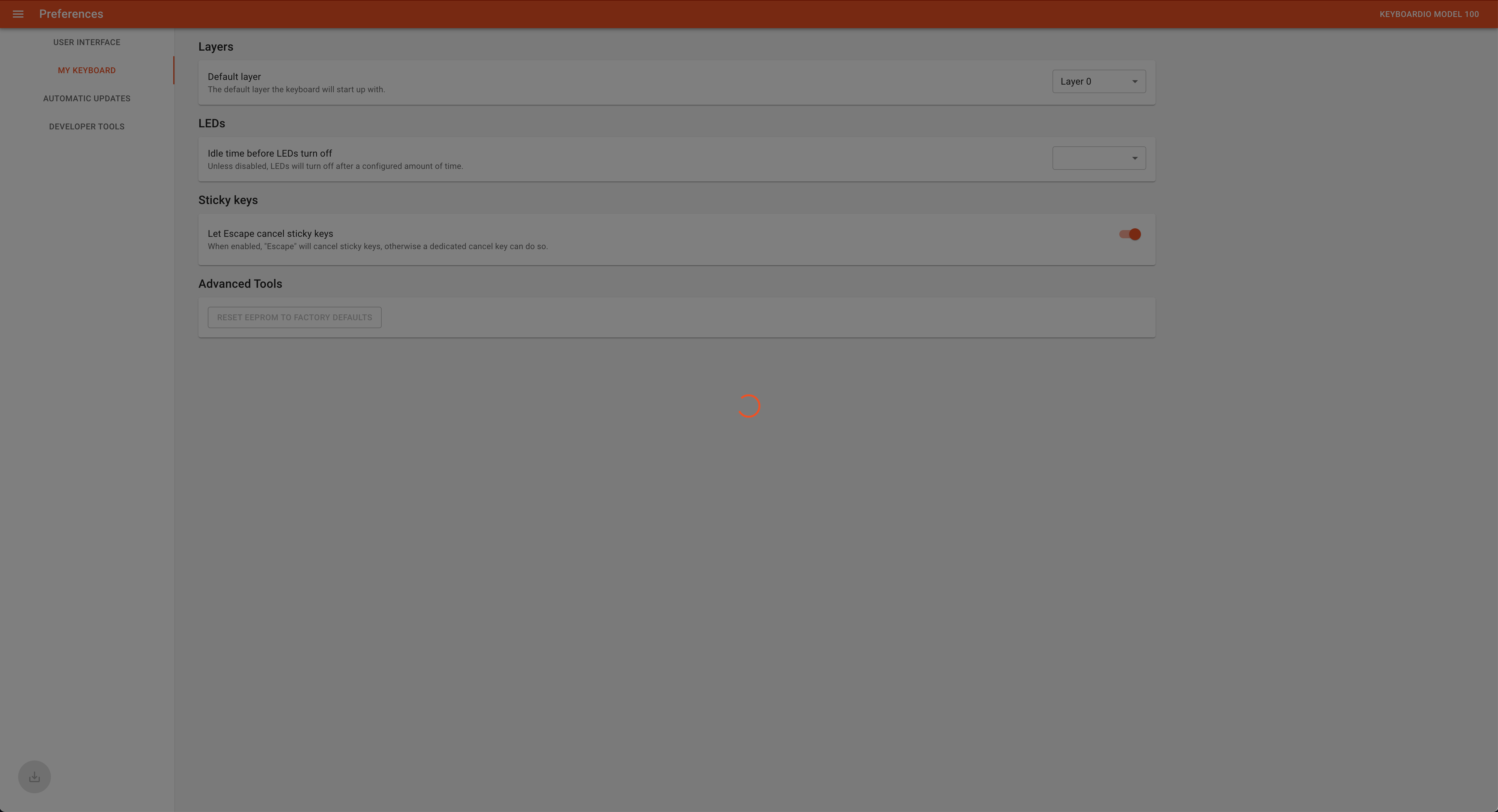 Reset EEPROM to factory defaults causes Chrysalis to hang · Issue #1056 · keyboardio/Chrysalis ...
