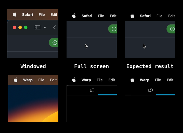 Full Screen Presentation On Macos · Issue 3281 · Warpdotdev Warp · Github