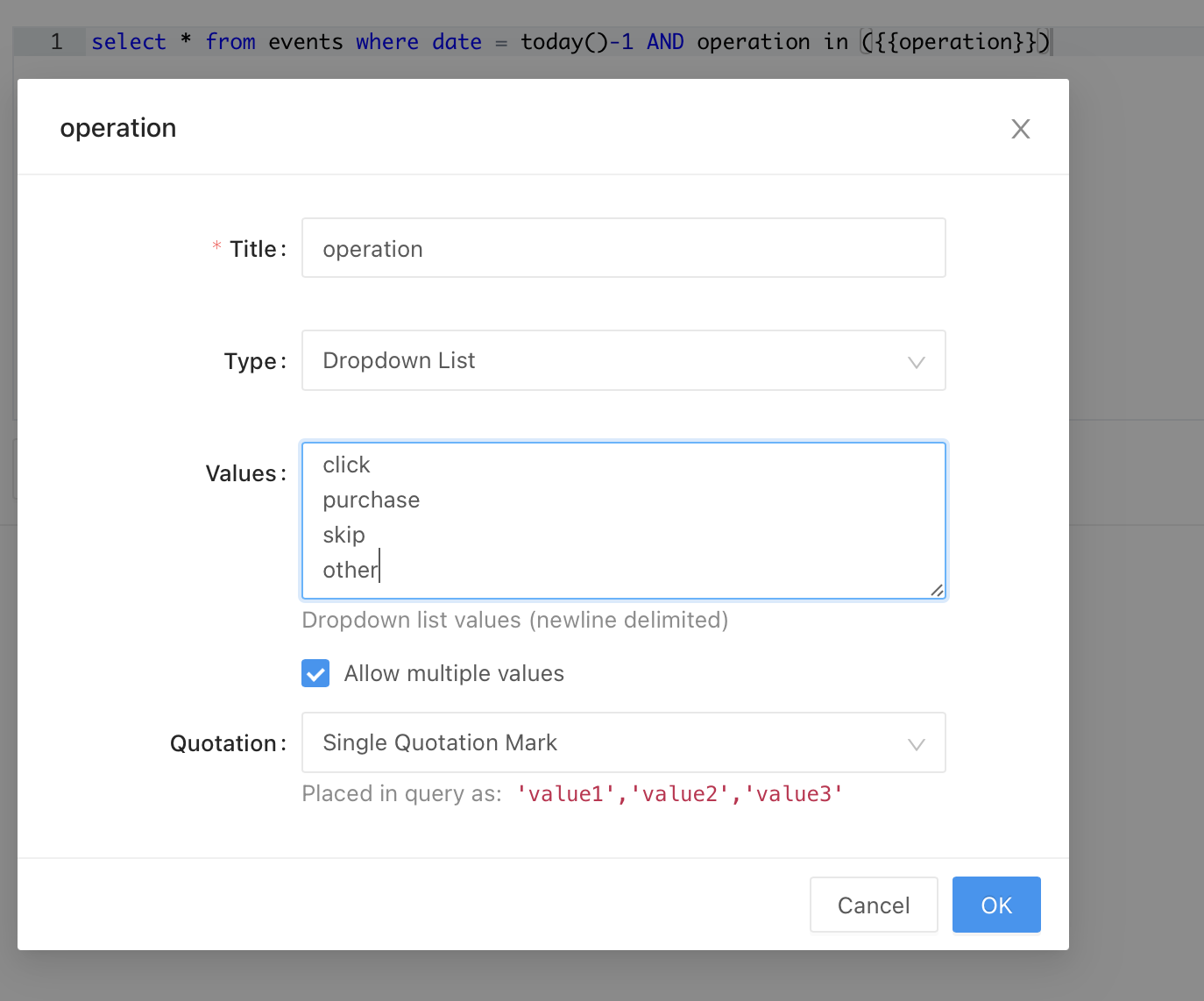 Dropdown List Filter and SQL Based Dropdown List Filter · Issue #29361 ...