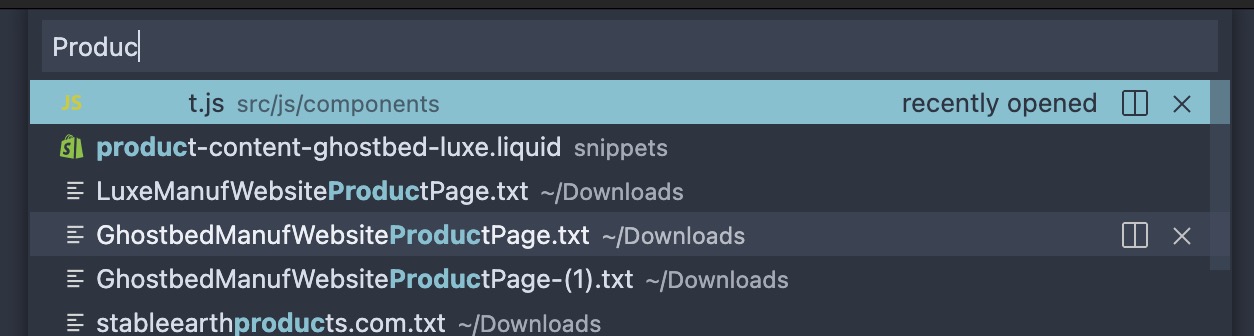 Color of Selected Search Text Same as BG in Quick Open · Issue #196 · nordtheme/visual-studio ...