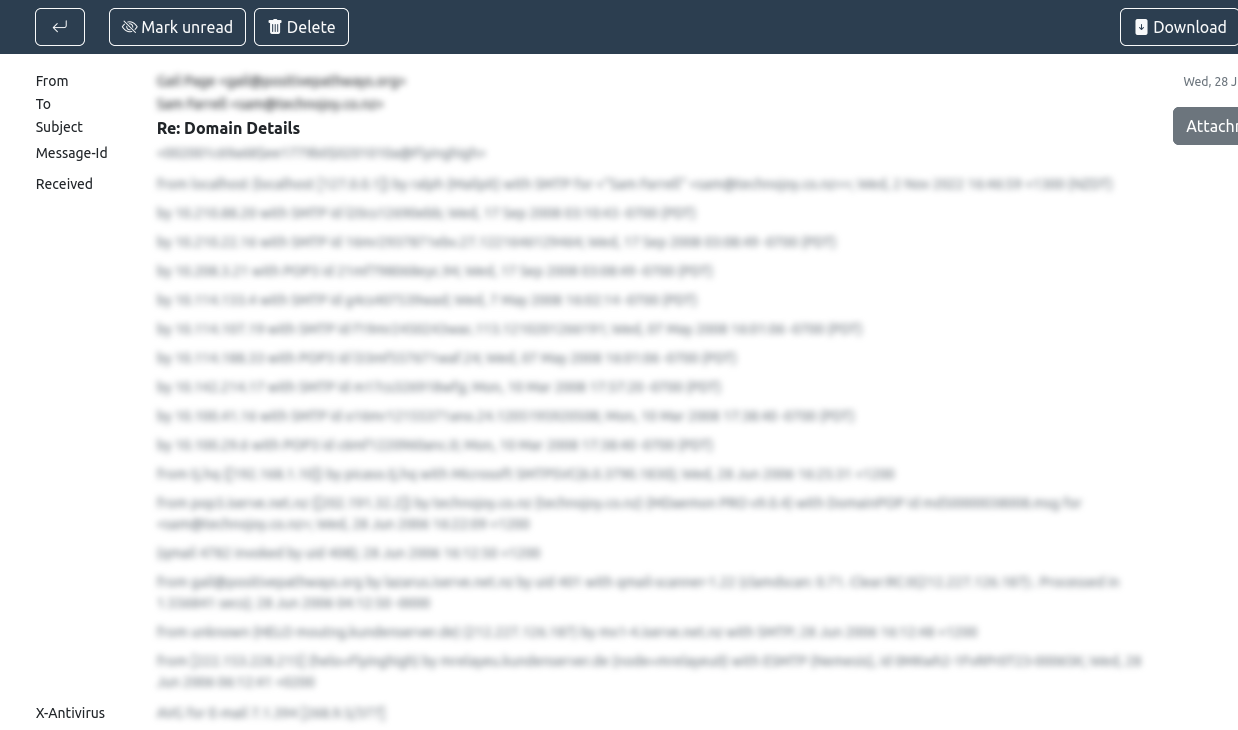 RFE: show Show sender machine in web gui · Issue #17 · axllent/mailpit · GitHub