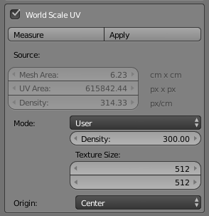 Object must have more than one UV map and texture (world scale UV ...