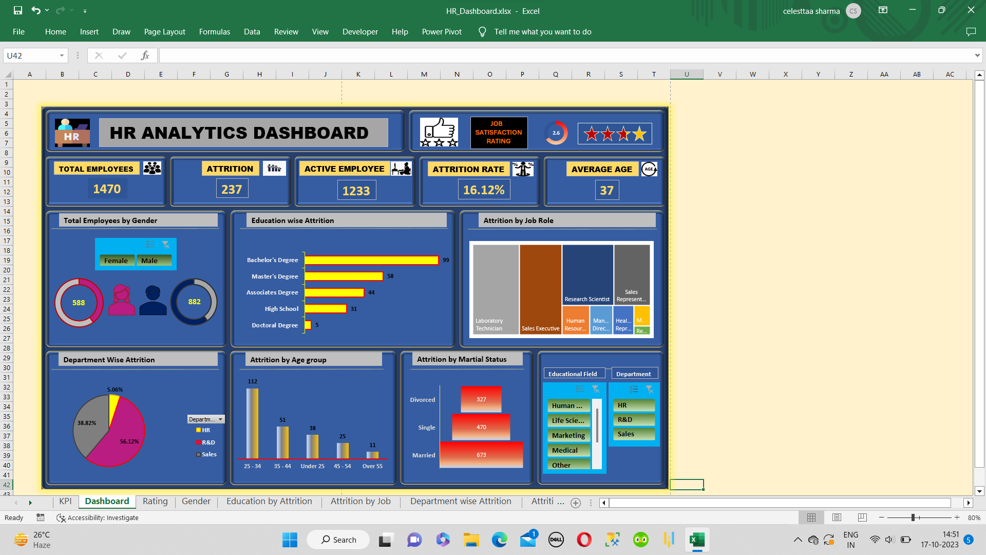 GitHub - Celesttaa/HR-ANALYTICS-DASHBOARD: A Human Resource(HR ...