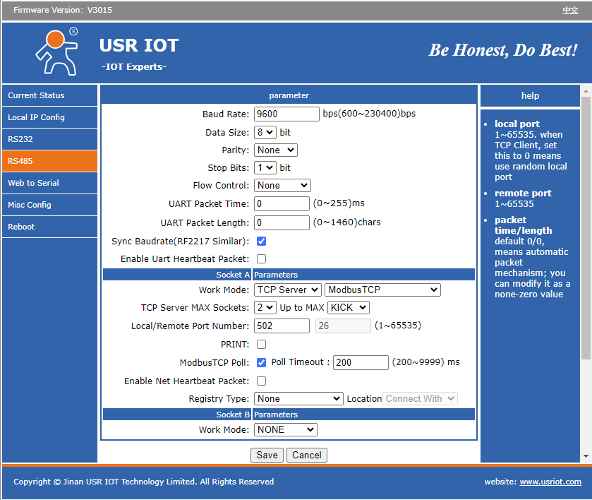 Remeha Tensio C Heatpump (RTU) -> USR-TCP232-410S (MODBUS TCP Server) -> IOBroker · Issue #389 ...