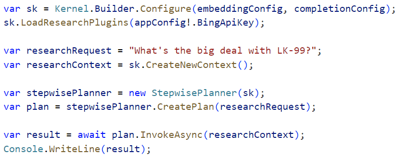AI Agent Demo · Issue #2181 · microsoft/semantic-kernel · GitHub
