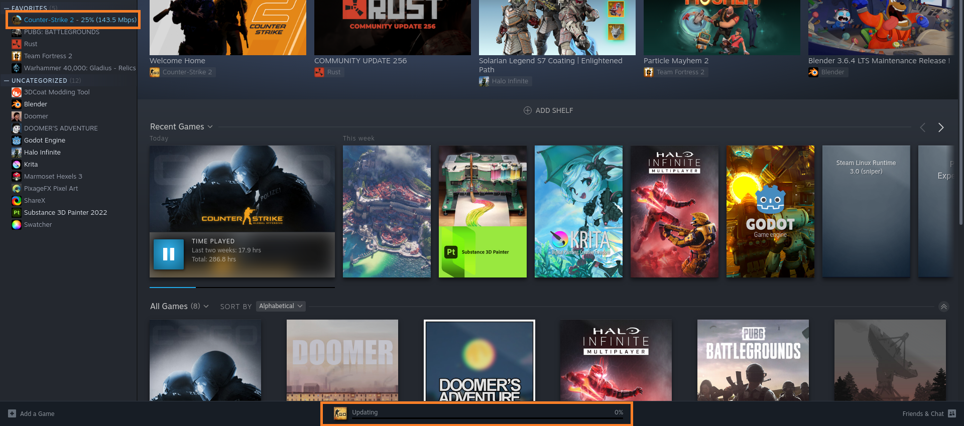 Loading bar · Issue #10097 · ValveSoftware/steam-for-linux · GitHub
